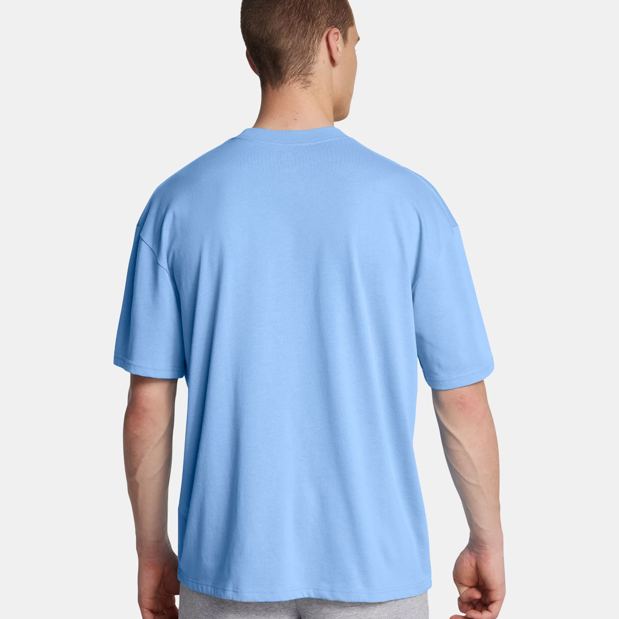 Graphics T Shirt Men Light Blue