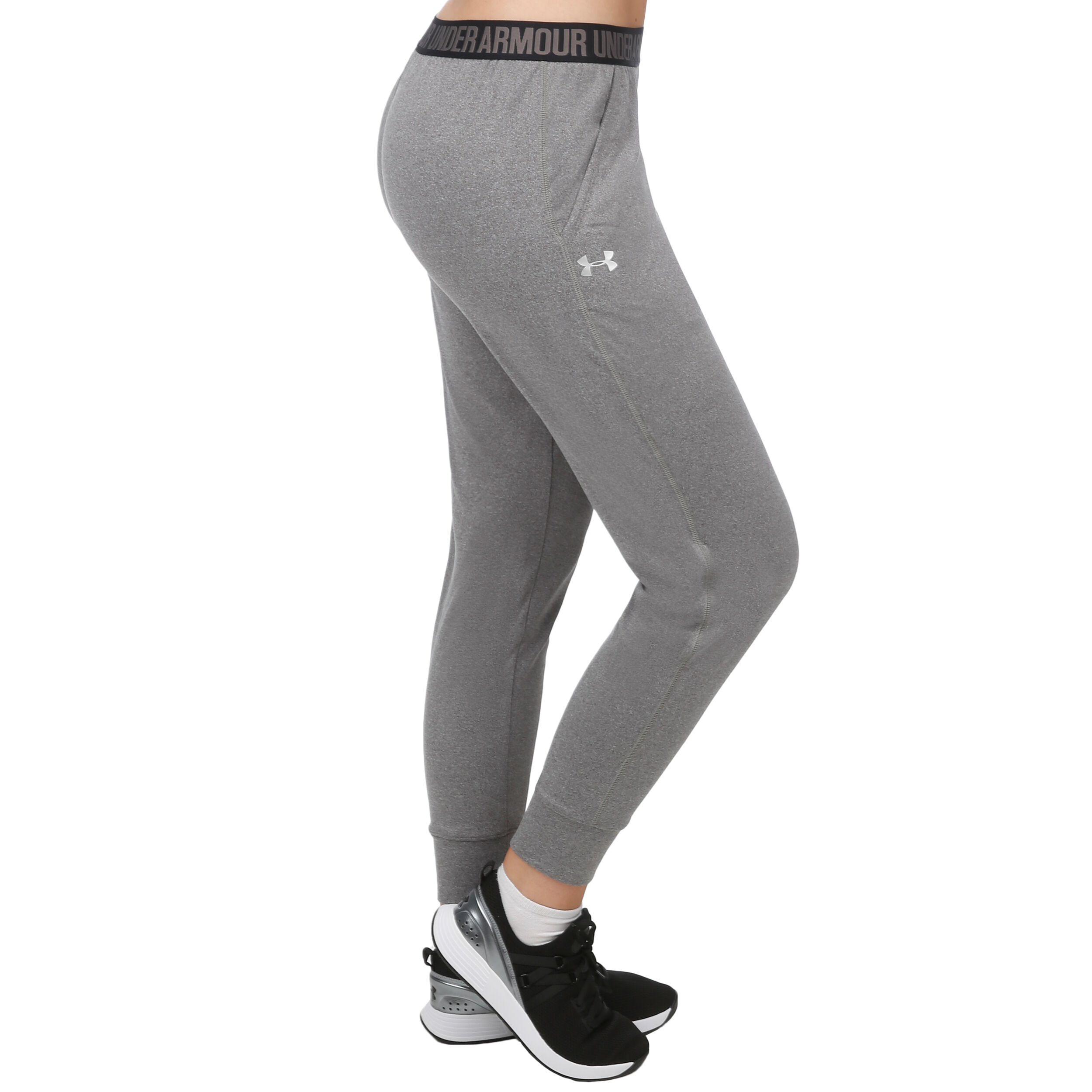 Play Up Solid Training Pants Women Dark Grey Grey
