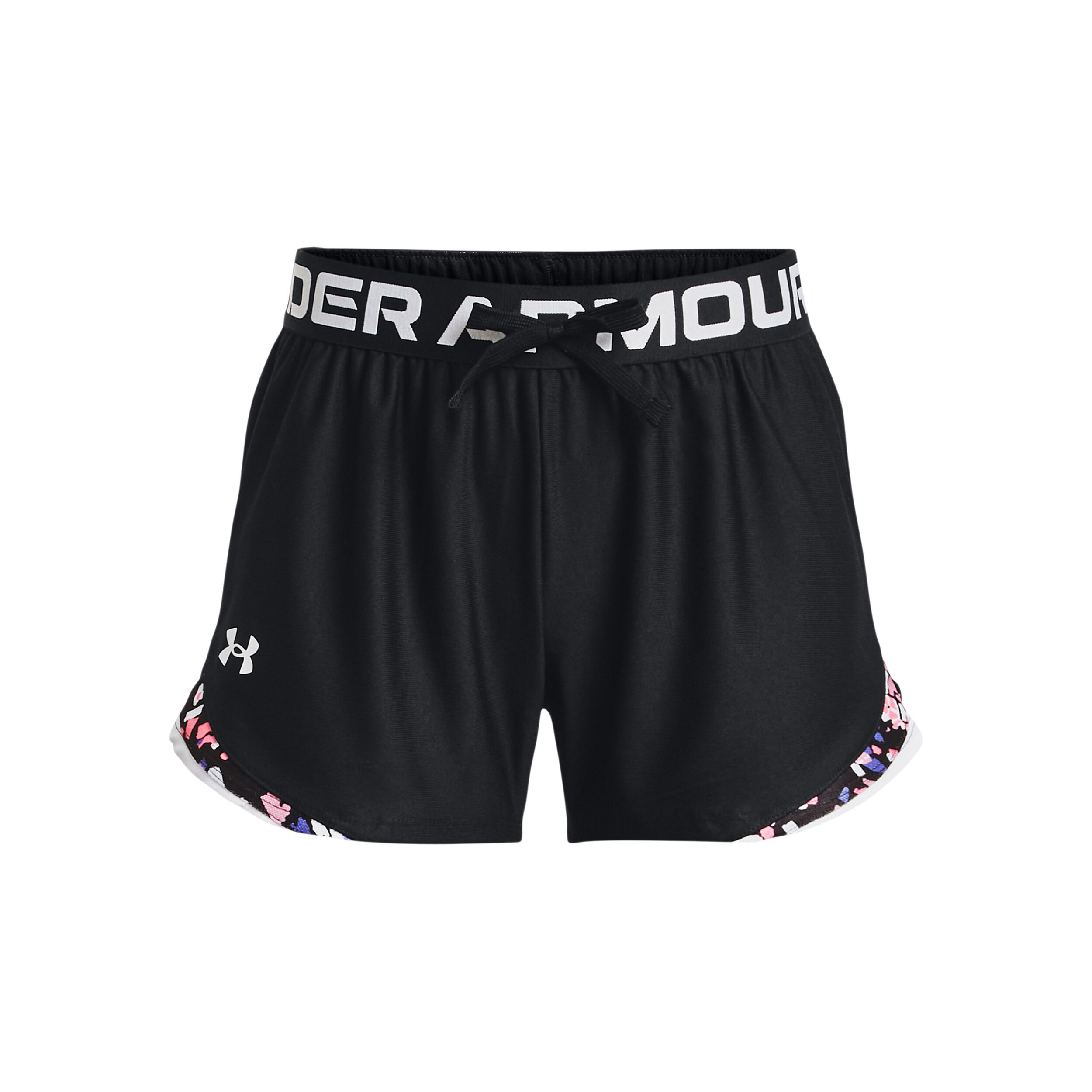Play Up Tri Color Shorts Girls Black