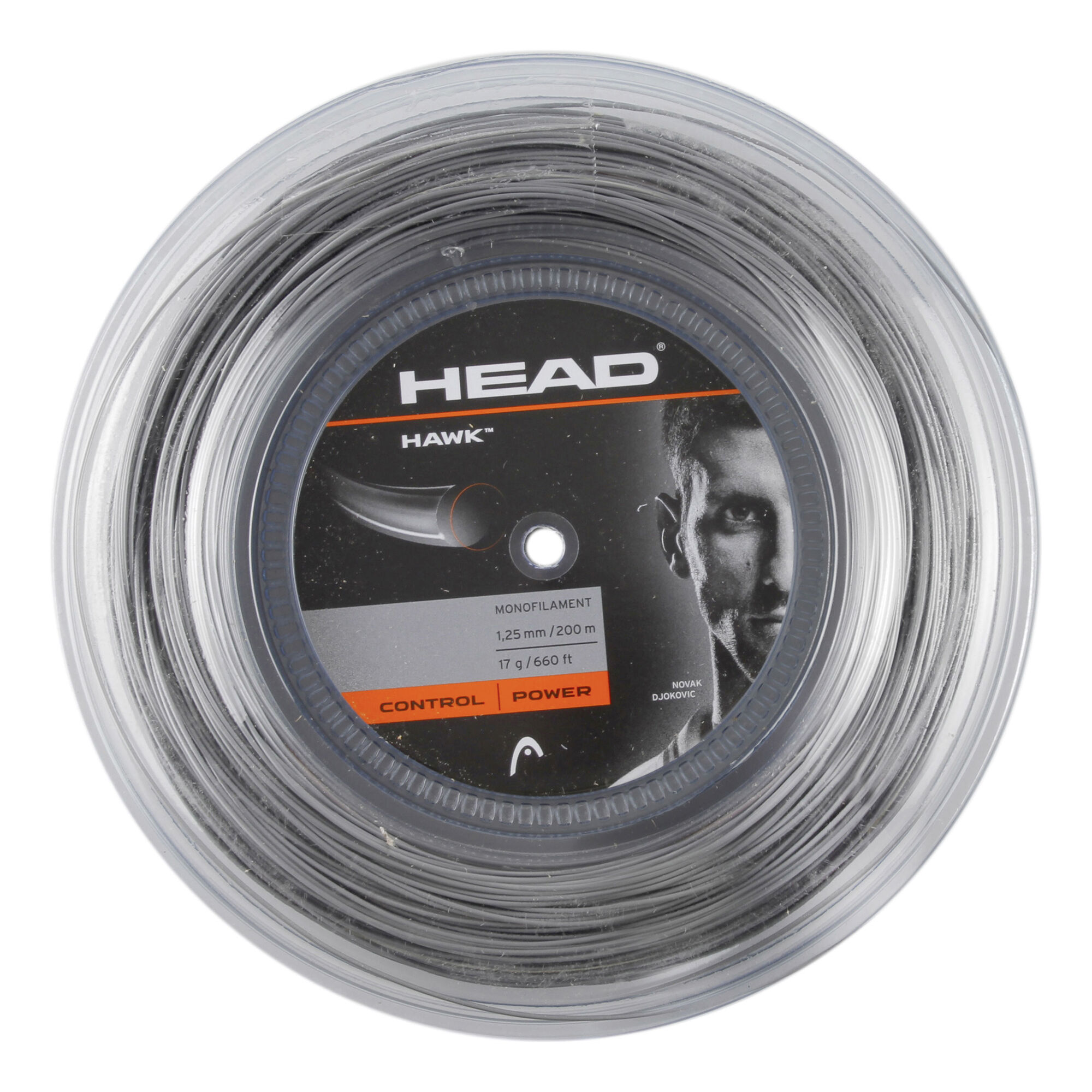 buy HEAD Hawk String Reel 200m - Grey online | Tennis-Point