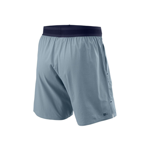 buy Wilson Kaos 7in Shorts Men - Grey, Blue online | Tennis-Point