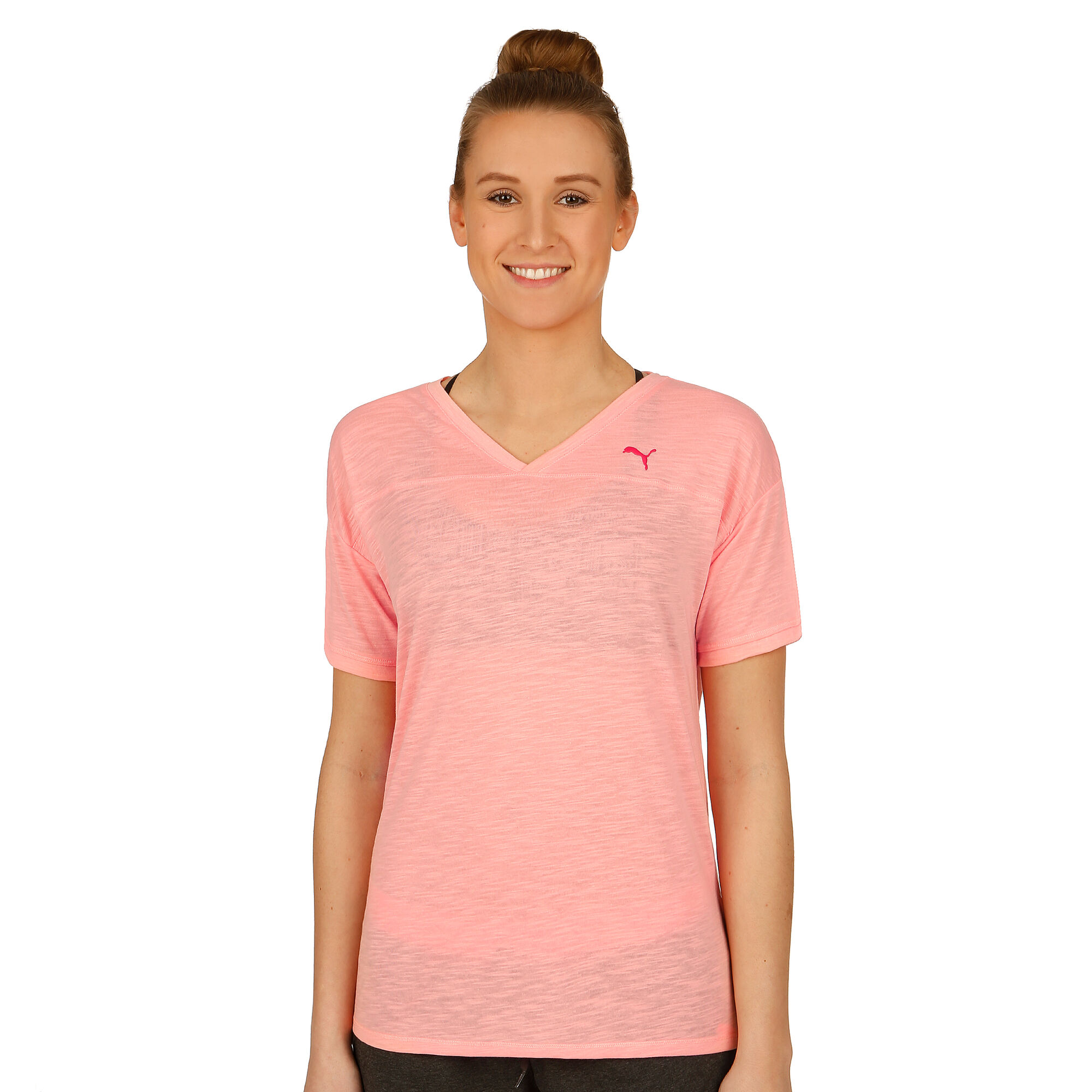 Buy Puma Boyfriend T-Shirt Women Pink, Pink online | Tennis Point UK
