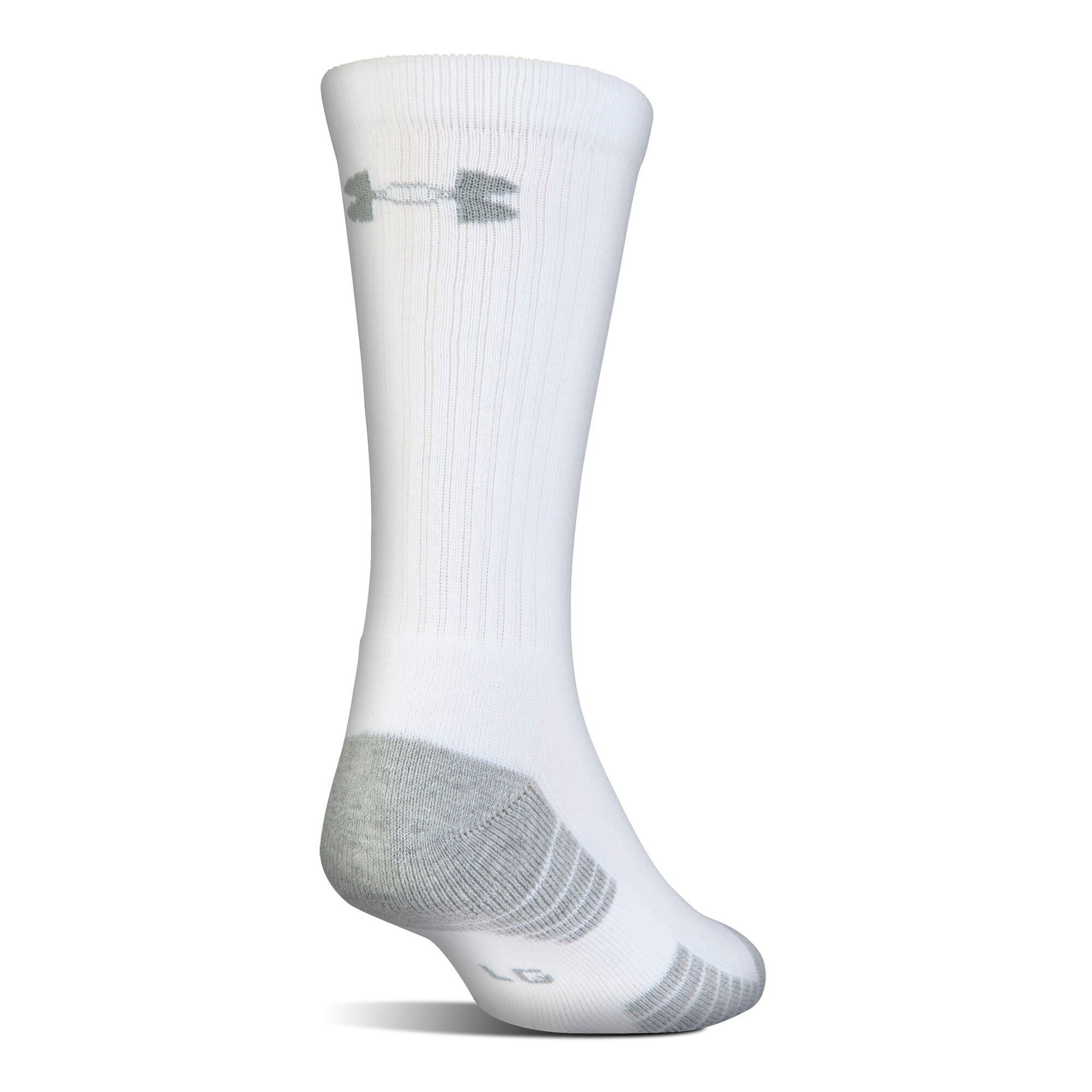 Buy Under Armour Heatgear Tech Crew Tennis Socks 3 Pack White, Grey online | Tennis Point UK
