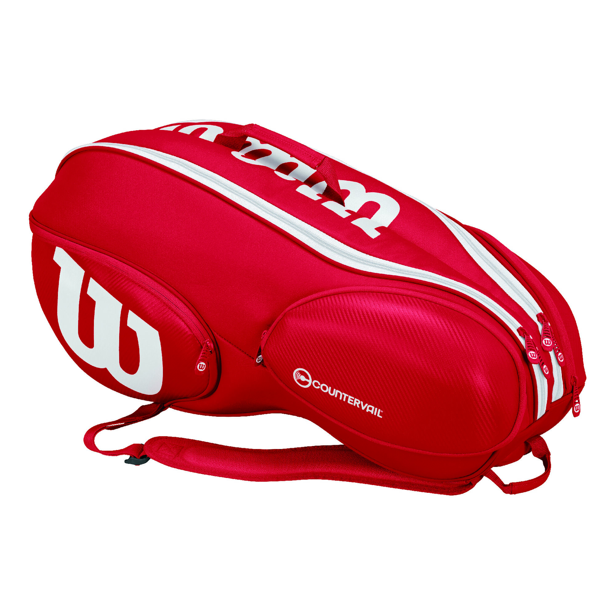 Buy Wilson Pro Staff Racket Bag 9 Pack Red, White online | Tennis Point UK