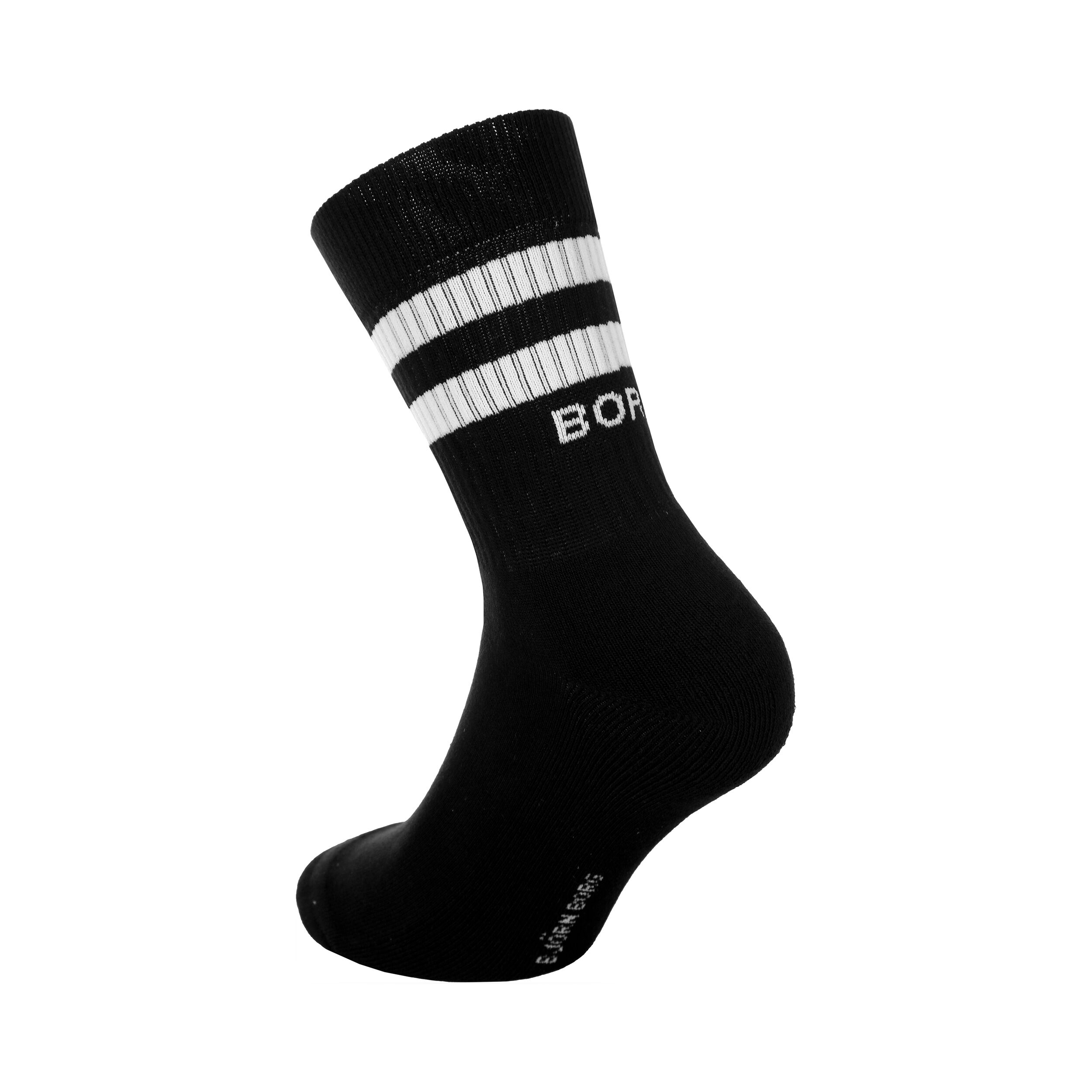 Core Crew Sports Socks 3 Pack Men Black