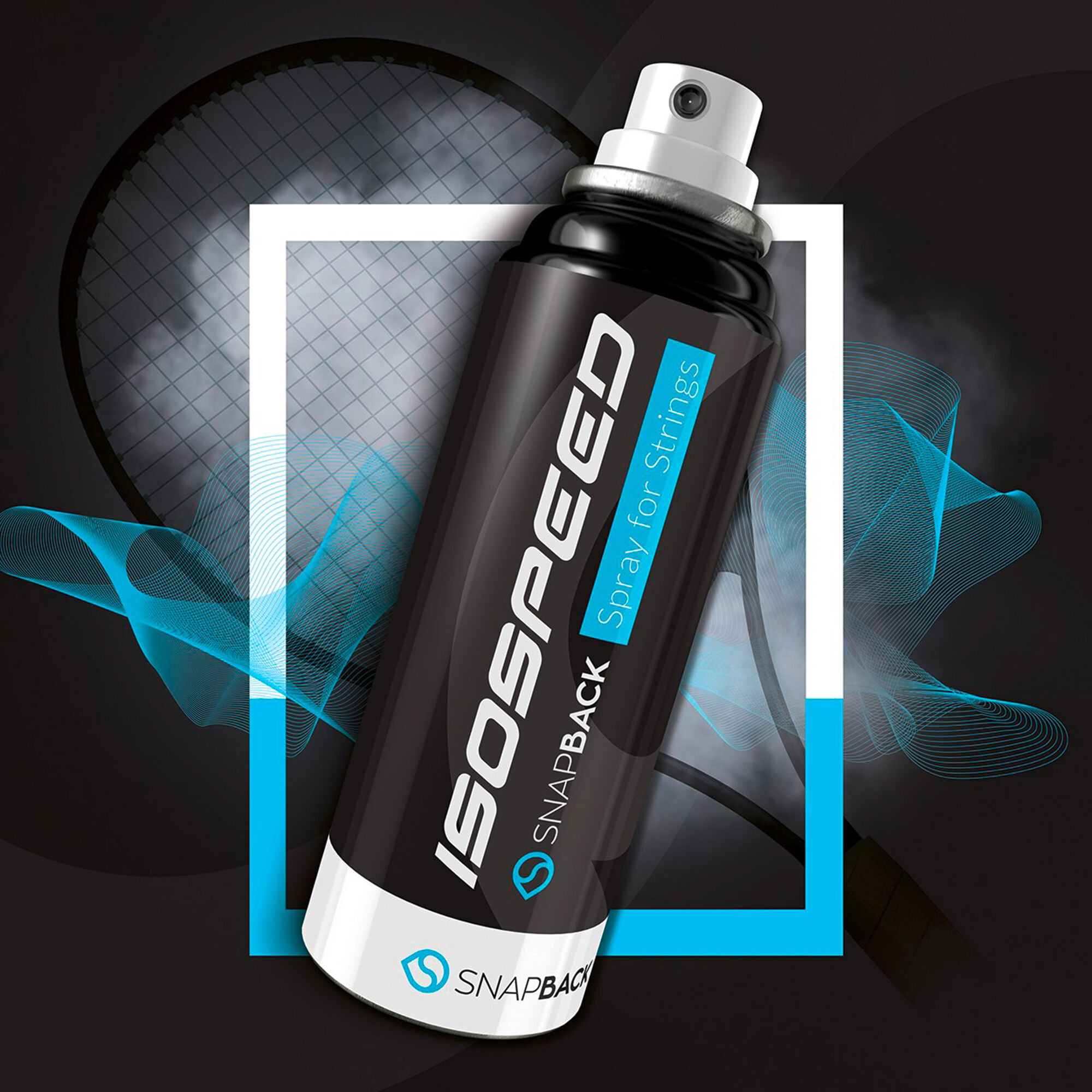Buy Isospeed Snapback String Spray 100ml Black online | Tennis Point UK