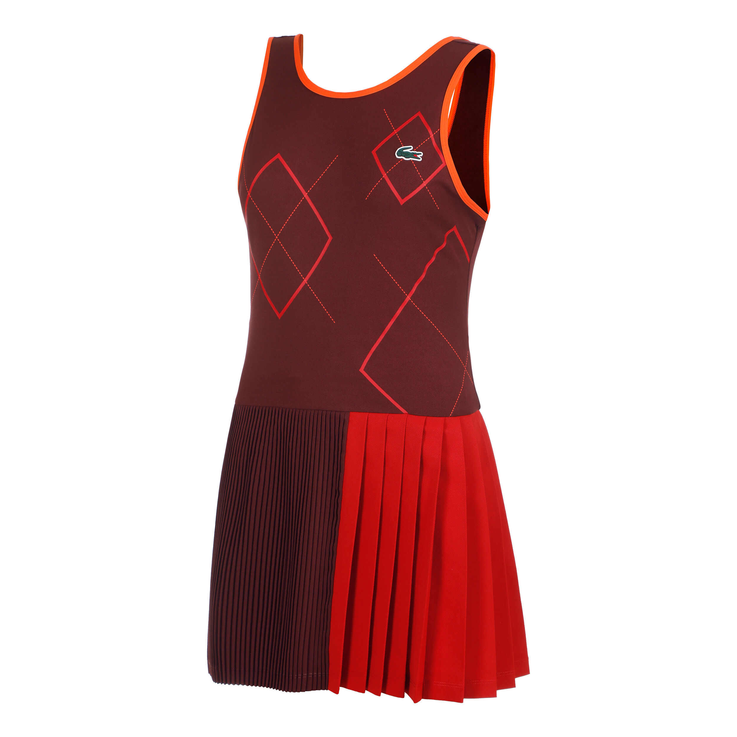 Buy Lacoste Dress Women Brown Rust online Tennis Point UK