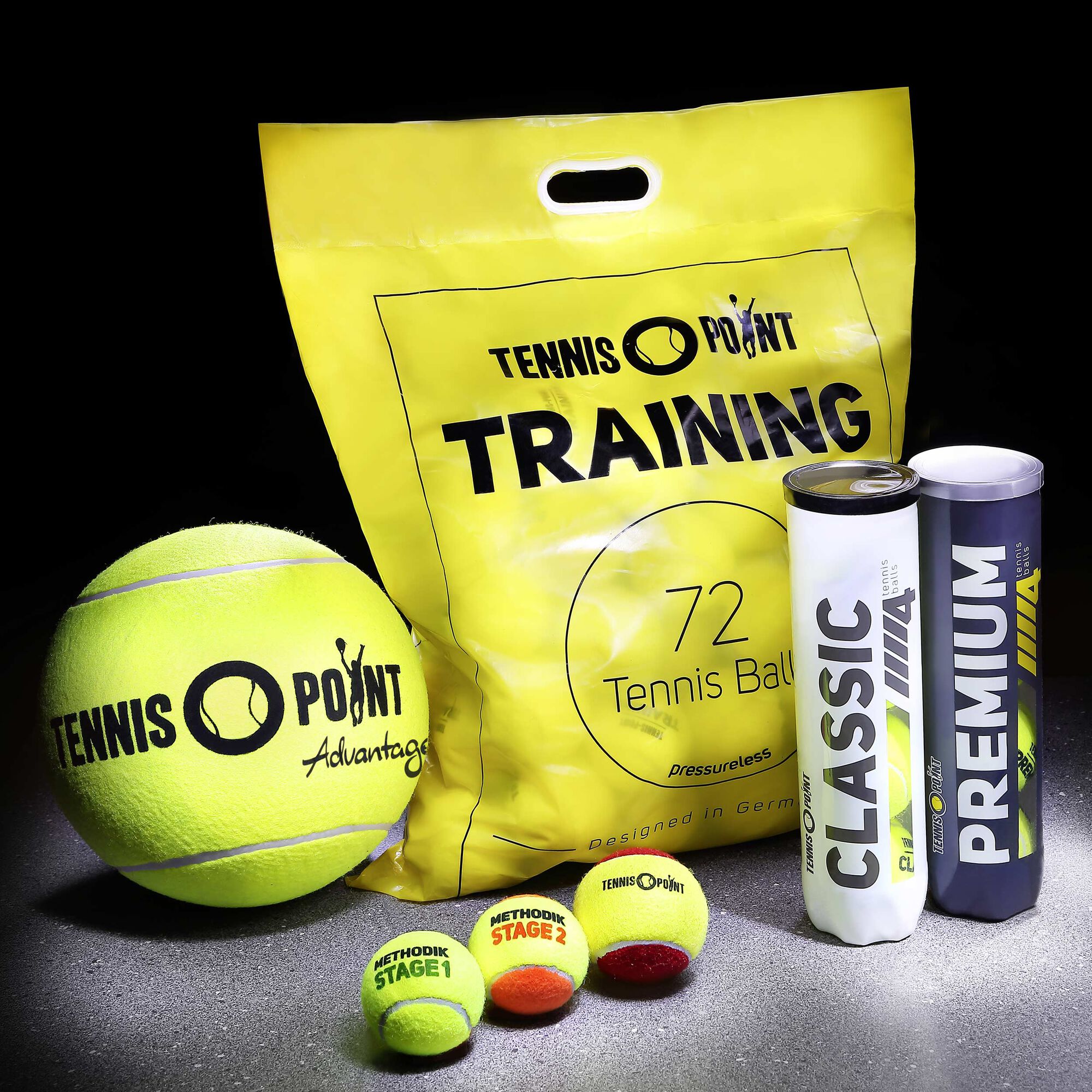 buy Tennis-Point Premium 4 Ball Tube online | Tennis-Point
