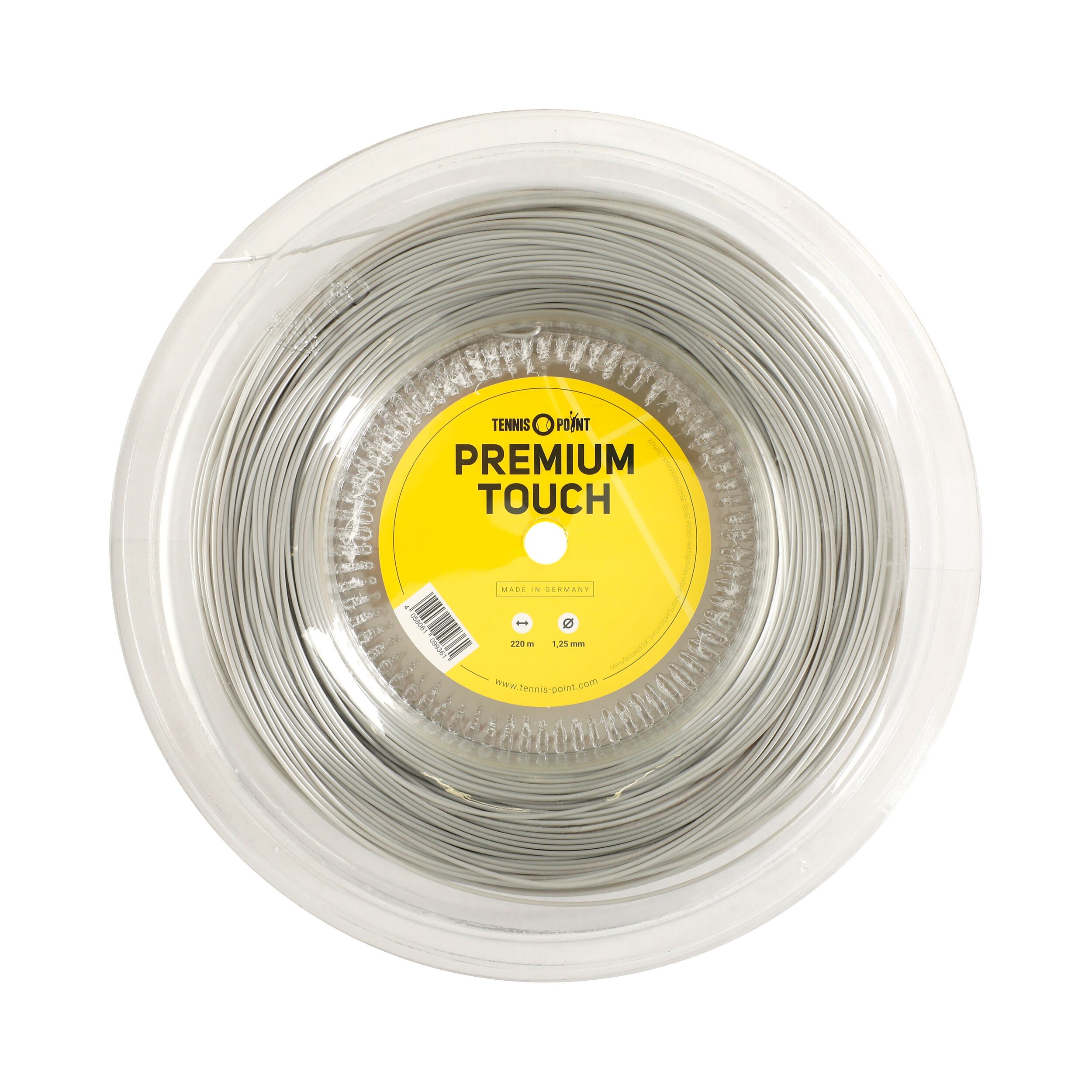 Buy Tennis Point Premium Touch String Reel 220m Grey online Tennis Point UK