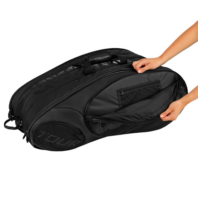 buy Wilson Tour 15 Racket Bag Special Edition - Black, Schwarz Glänzend ...