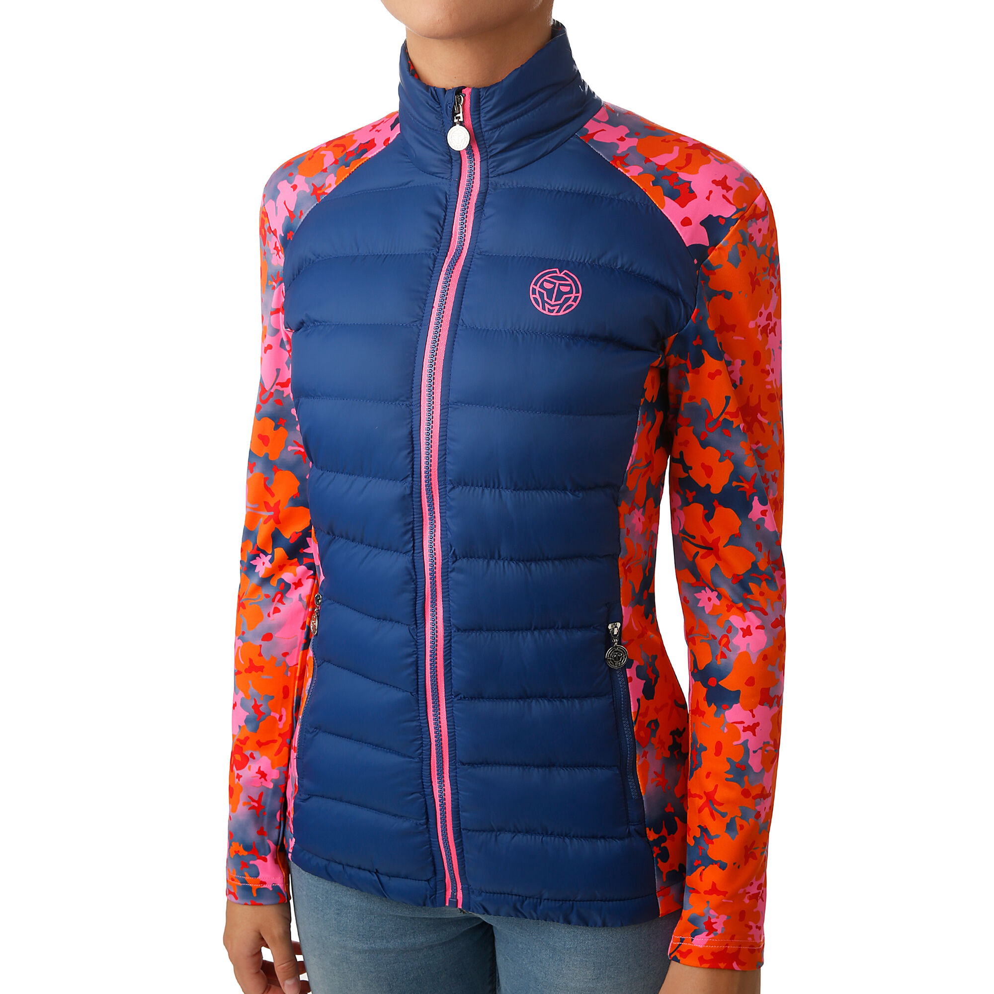 Buy BIDI BADU Lee Tech Down Training Jacket Women Dark Blue, Pink ...