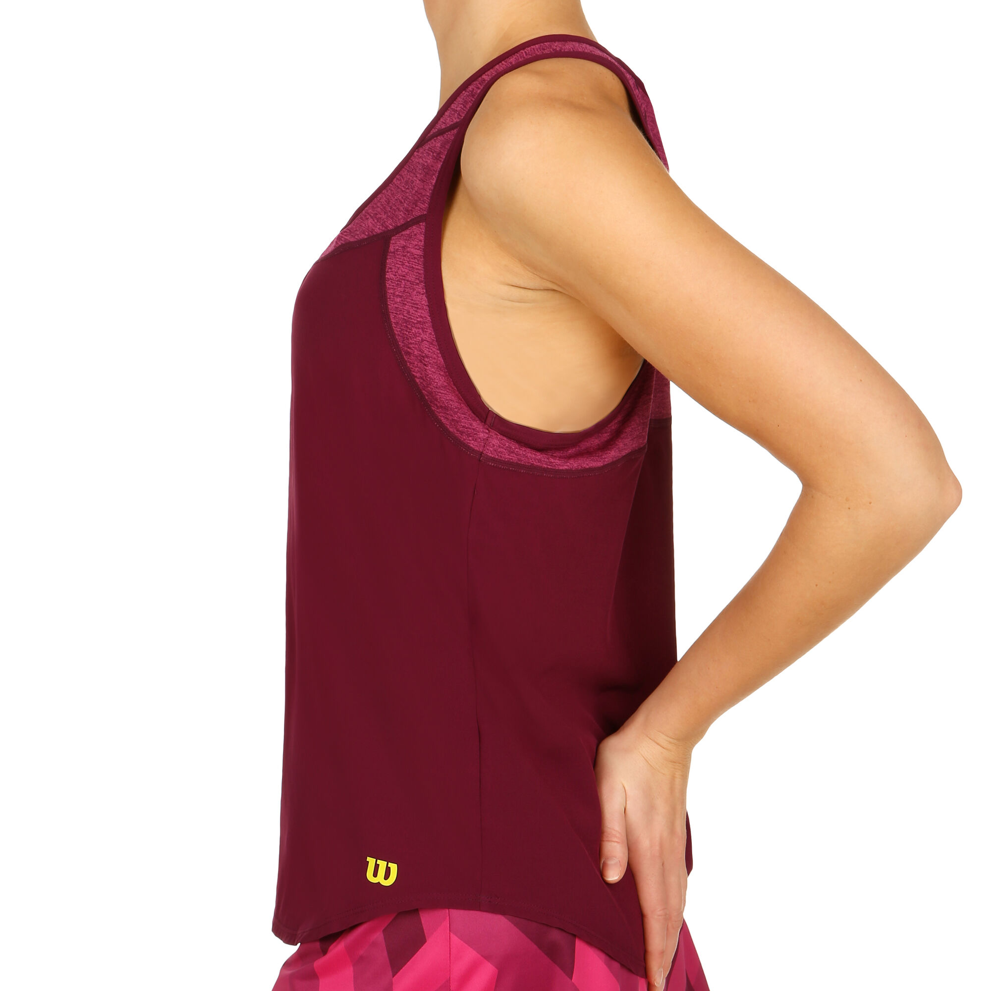 Wilson UW II Hybrid Tank Top Women Dark Red, Violet | Tennis-Point