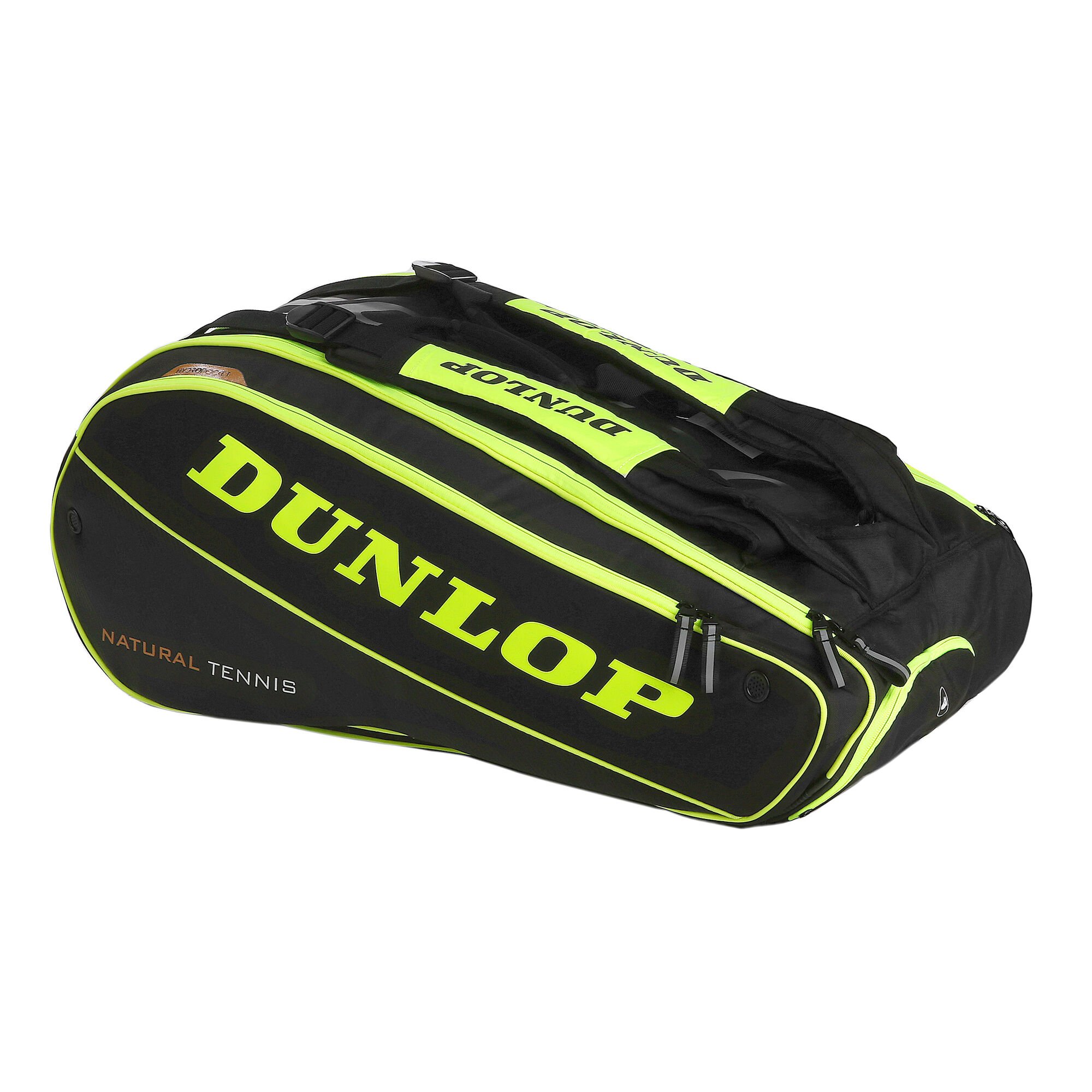 buy Dunlop Revolution NT Racket Bag 12 Pack - Black, Neon Yellow online ...
