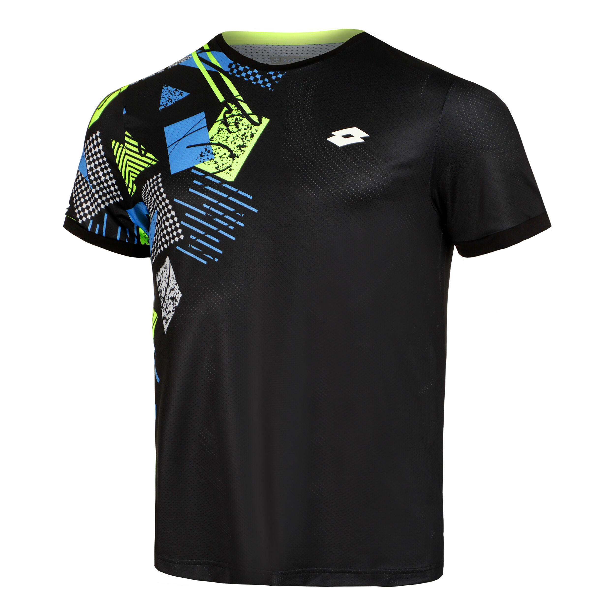 Buy Lotto Tech I D5 T Shirt Men Black Multicoloured online Tennis Point UK