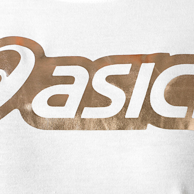 buy ASICS Logo Graphic T-Shirt Women - White, Gold online | Tennis-Point