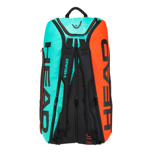 buy HEAD Tour Team 12R Monstercombi Racket Bag - Black, Turquoise ...