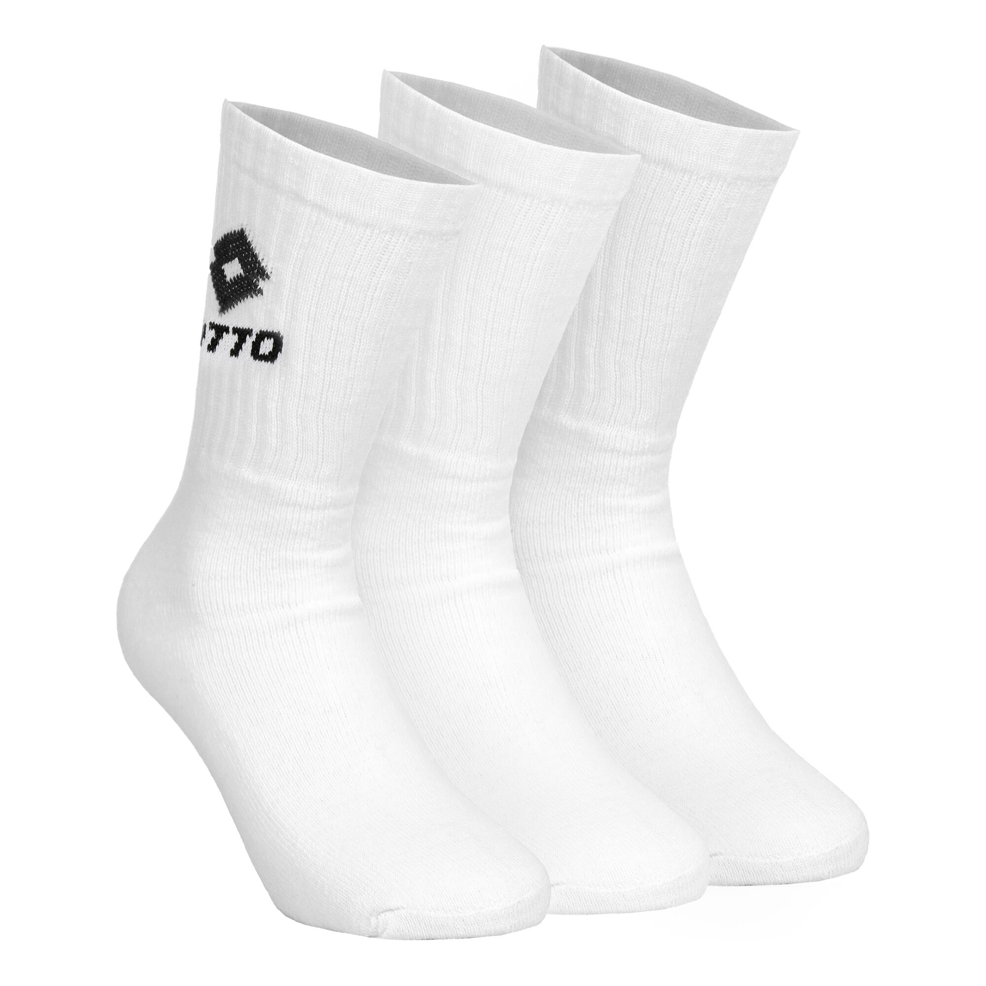 buy Lotto Tennis Socks 3 Pack - White online | Tennis-Point